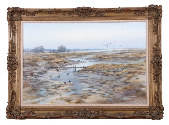Colin W. Burns | Brents on the Essex Marshes | MutualArt