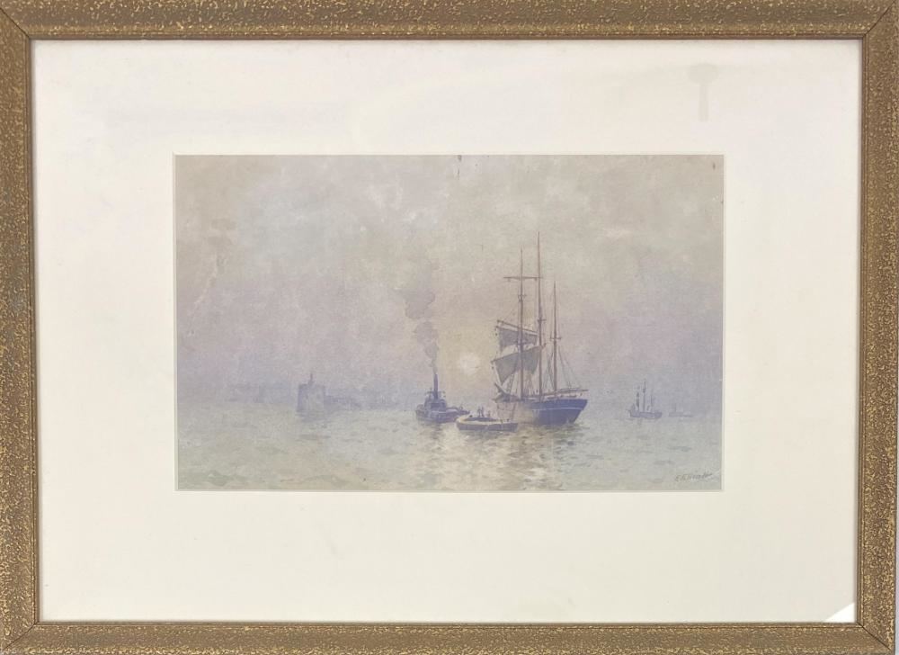 Frederick James Elliot | Sunrise Sydney Harbour | MutualArt