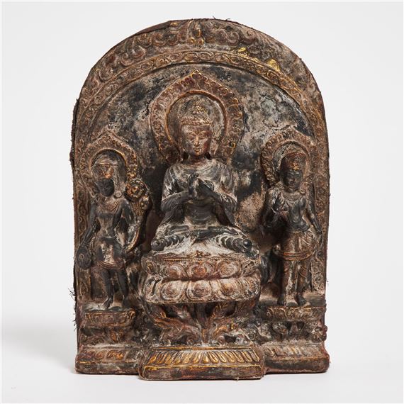 Nepalese School, 19th Century | A Terracotta Tsa-Tsa Depicting the ...