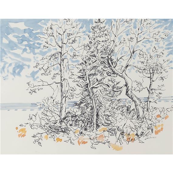 Janet Mitchell | UNTITLED (FALL TREES), 1971 (1971) | MutualArt