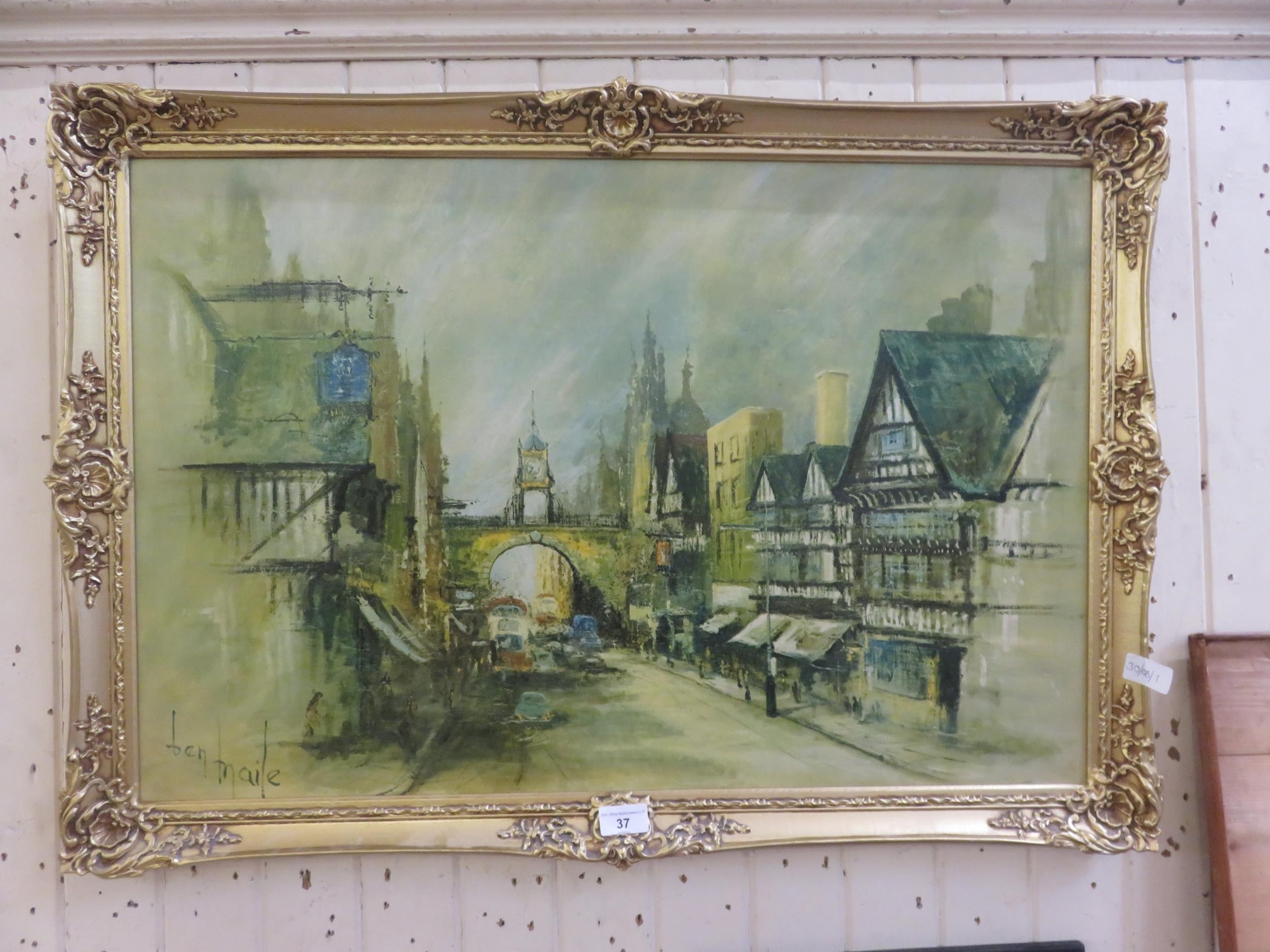 Ben Maile | English Street Scene | MutualArt