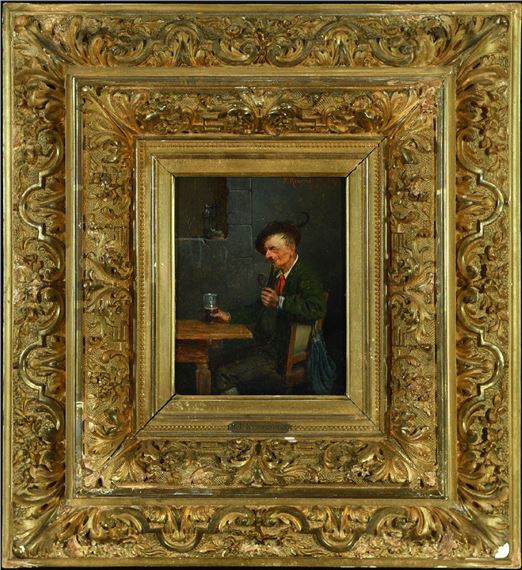 Peter Krämer | Der Pfeiferaucher (1889) | MutualArt