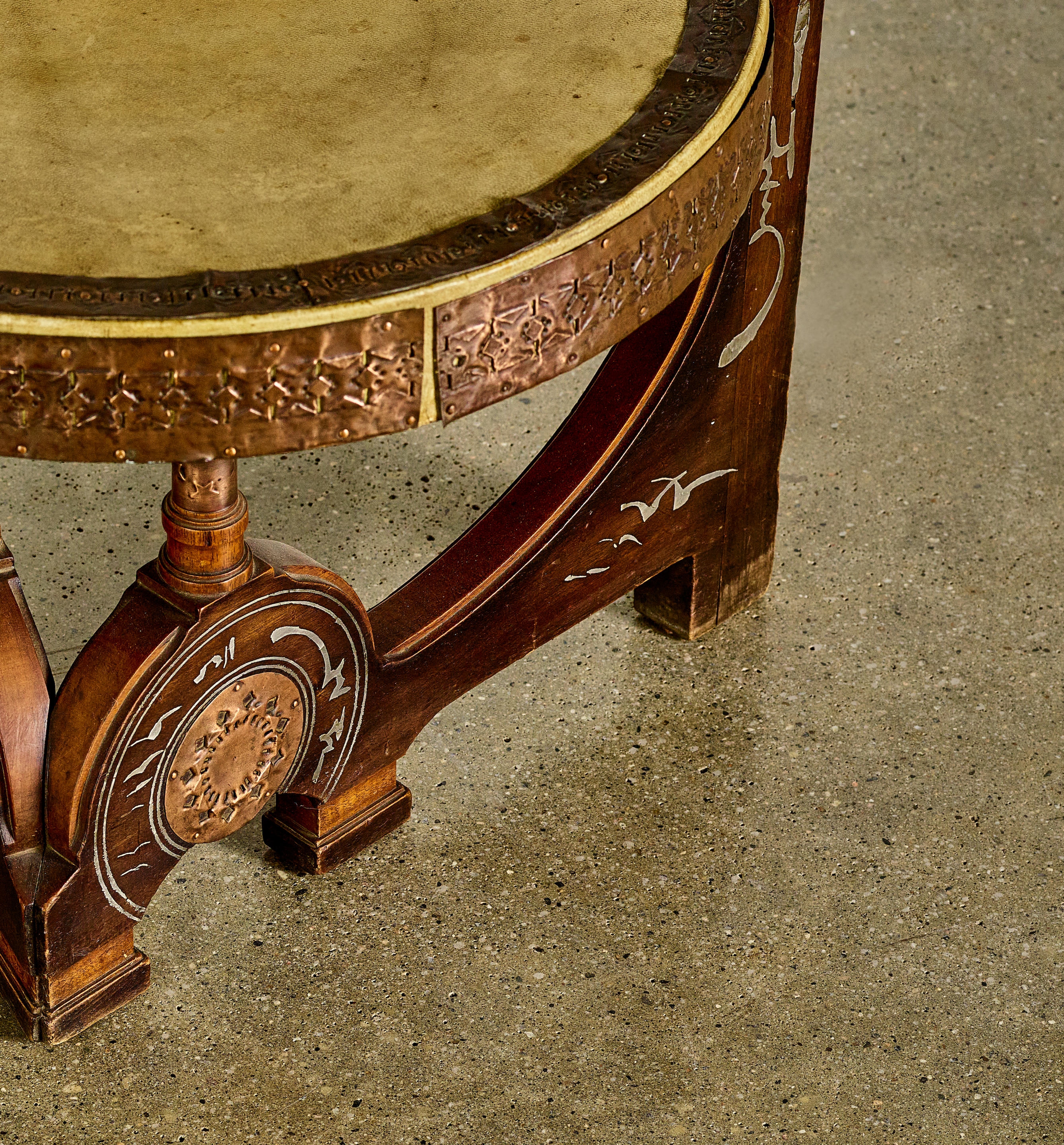 Carlo Bugatti | Circular Throne Chair (Circa 1900) | MutualArt