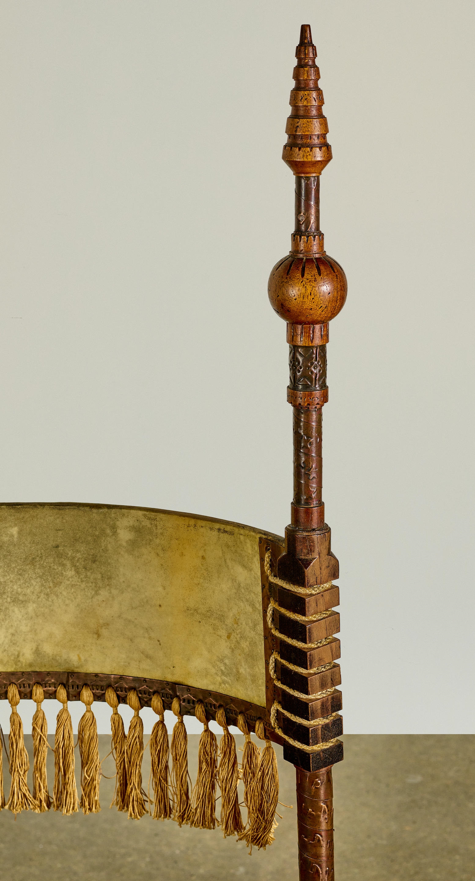 Carlo Bugatti | Circular Throne Chair (Circa 1900) | MutualArt