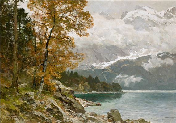 Edward Harrison Compton | Herbsttag am Eibsee | MutualArt
