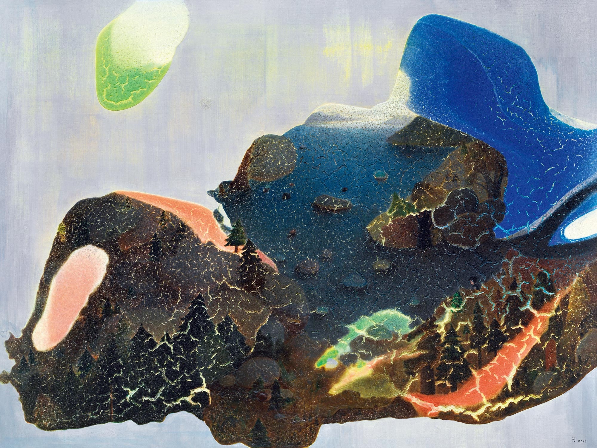 Chen Ke | HILLS WITH FIR TREES (2015) | MutualArt