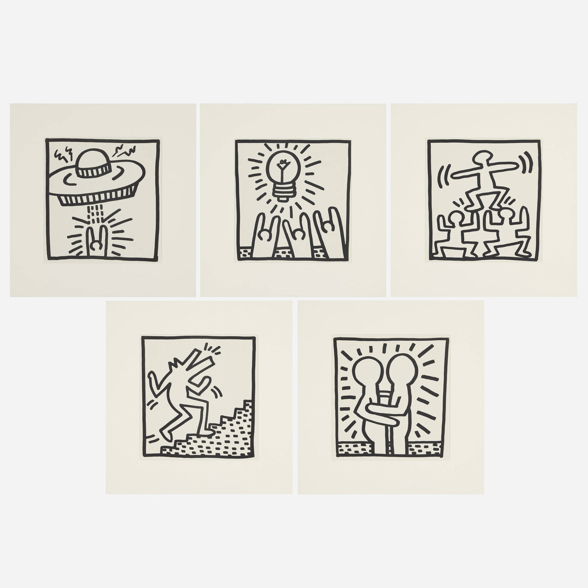 Keith Haring | Untitled (five works from the Keith Haring: Tony ...