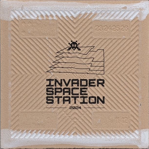 Space Invader | Camo Space Tile | MutualArt