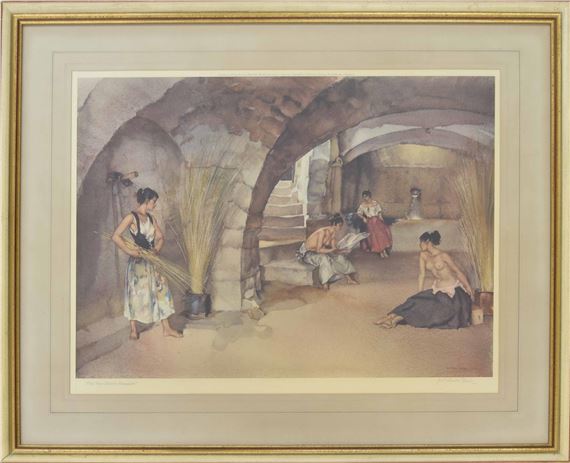 William Russell Flint | Woman bathing | MutualArt