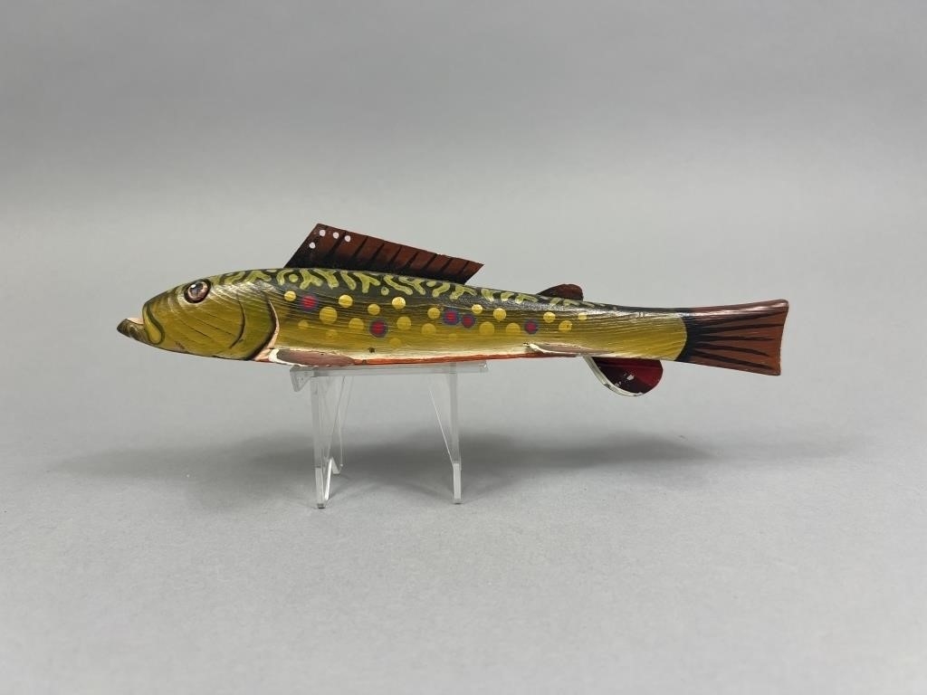 Tom Richards | Tom Richards Fish Spearing Decoy | MutualArt