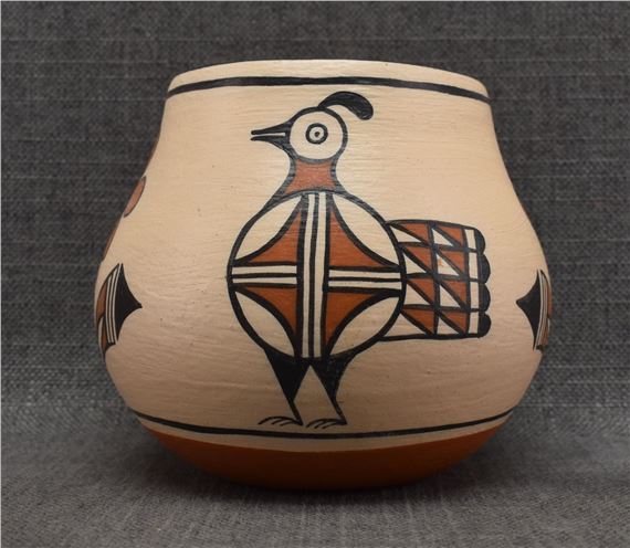Vicky T. Calabaza | SANTO DOMINGO POTTERY JAR (VICKY T CALABAZA) (1990s ...