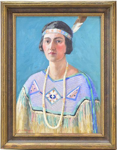 Myra Albert Wiggins | A MODERN DAY MINEHAHA PORTRAIT BY MYRA WIGGINS ...