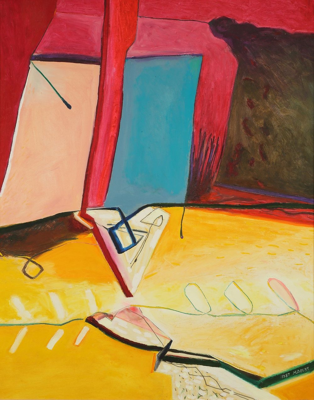 Michael Druks | Untitled (1987) | MutualArt