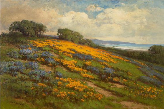 William Franklin Jackson | Poppies and Lupine | MutualArt