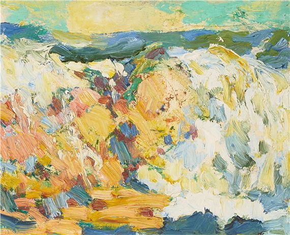 Selden Connor Gile | Sea and Rocks (Circa 1932) | MutualArt