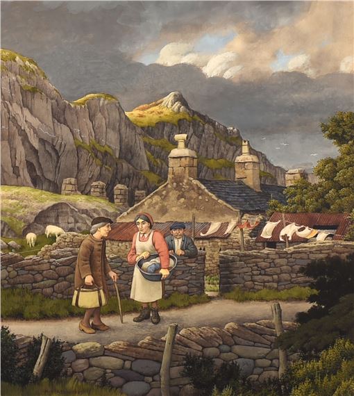 Norman Neasom | A chat on the roadside (1985) | MutualArt