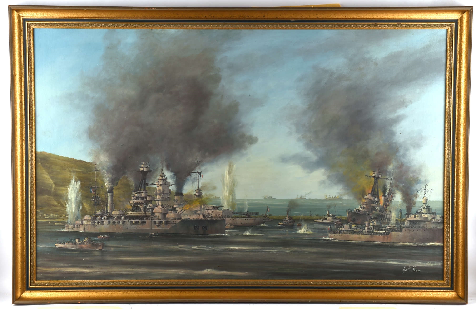 Geoff Shaw | A Naval engagement | MutualArt