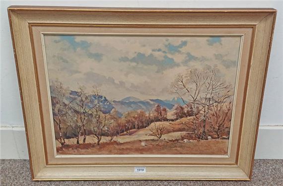 Robert Thomson | Robert thomson 'in the trossachs' signed framed oil on ...