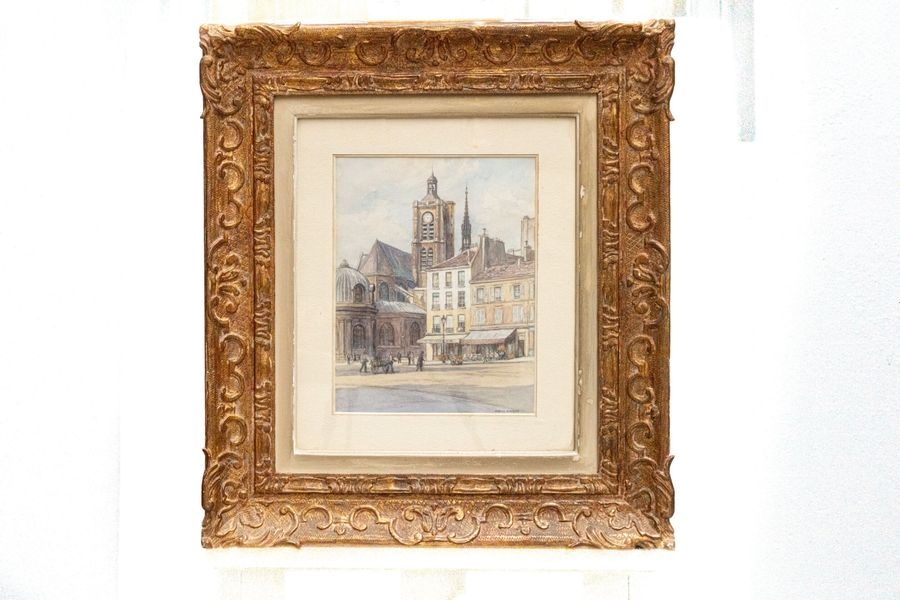 Gabriel Rousseau | Vue de cafés | MutualArt