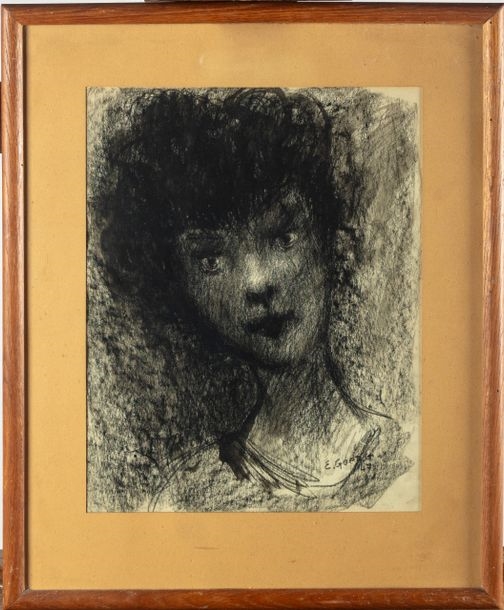 Edouard Joseph Goerg | Portrait de femme (1947) | MutualArt
