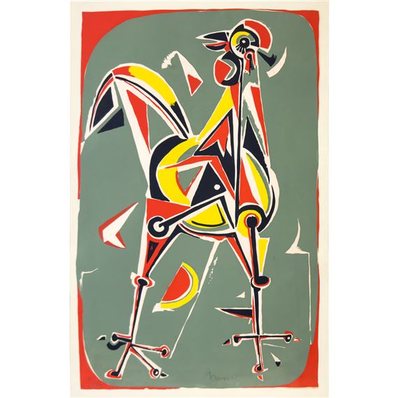 Ang Kiukok | Rooster (1971) | MutualArt