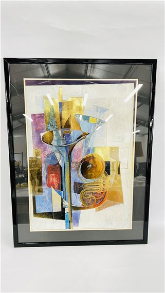 Isa van der Zee | A FRAMED AND MOUNTED LITHOGRAPH BY ISA VAN DER ZEE OF ...