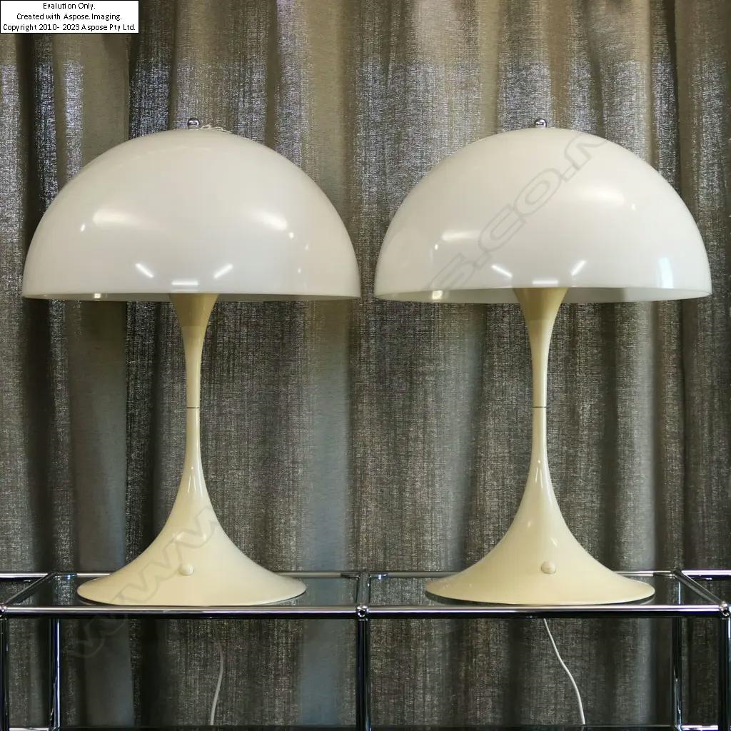 Verner Panton | PR VINTAGE PANTHELLA TABLE LAMPS by Verner Panton for ...