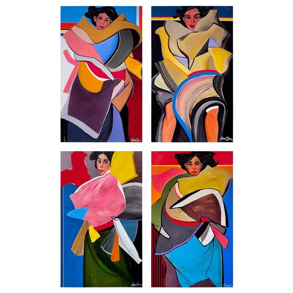 Ben Cabrera | A lot of four lithographic reproductions of BenCab's ...