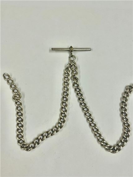 Marc Sterling | A Vintage sterling silver Albert watch chain | MutualArt