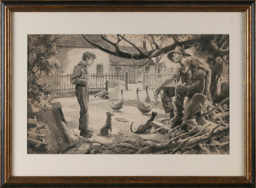 Everett Shinn | AT THE RACETRACK | MutualArt