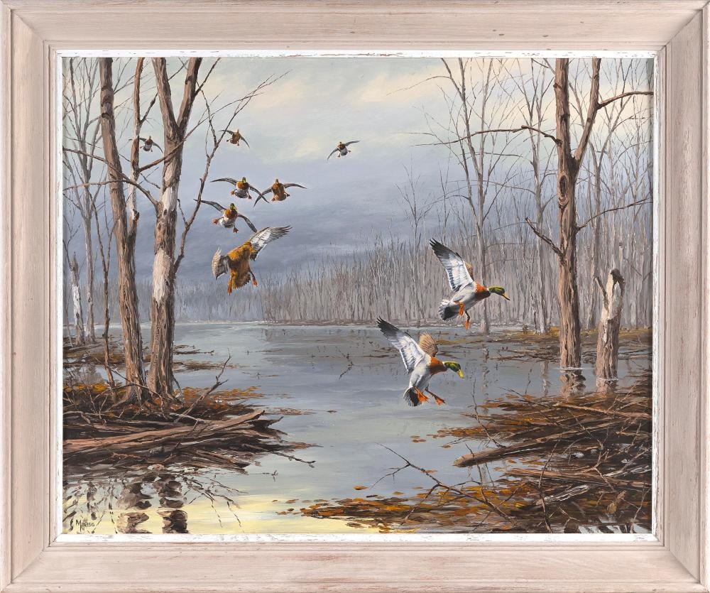 David Maass | Deep in the Backwater - Mallards (1929) | MutualArt