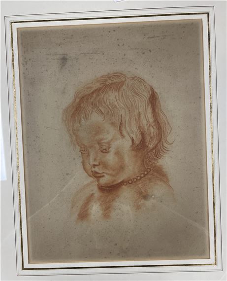 Peter Paul Rubens | Head study if Rubens son Nicholas | MutualArt