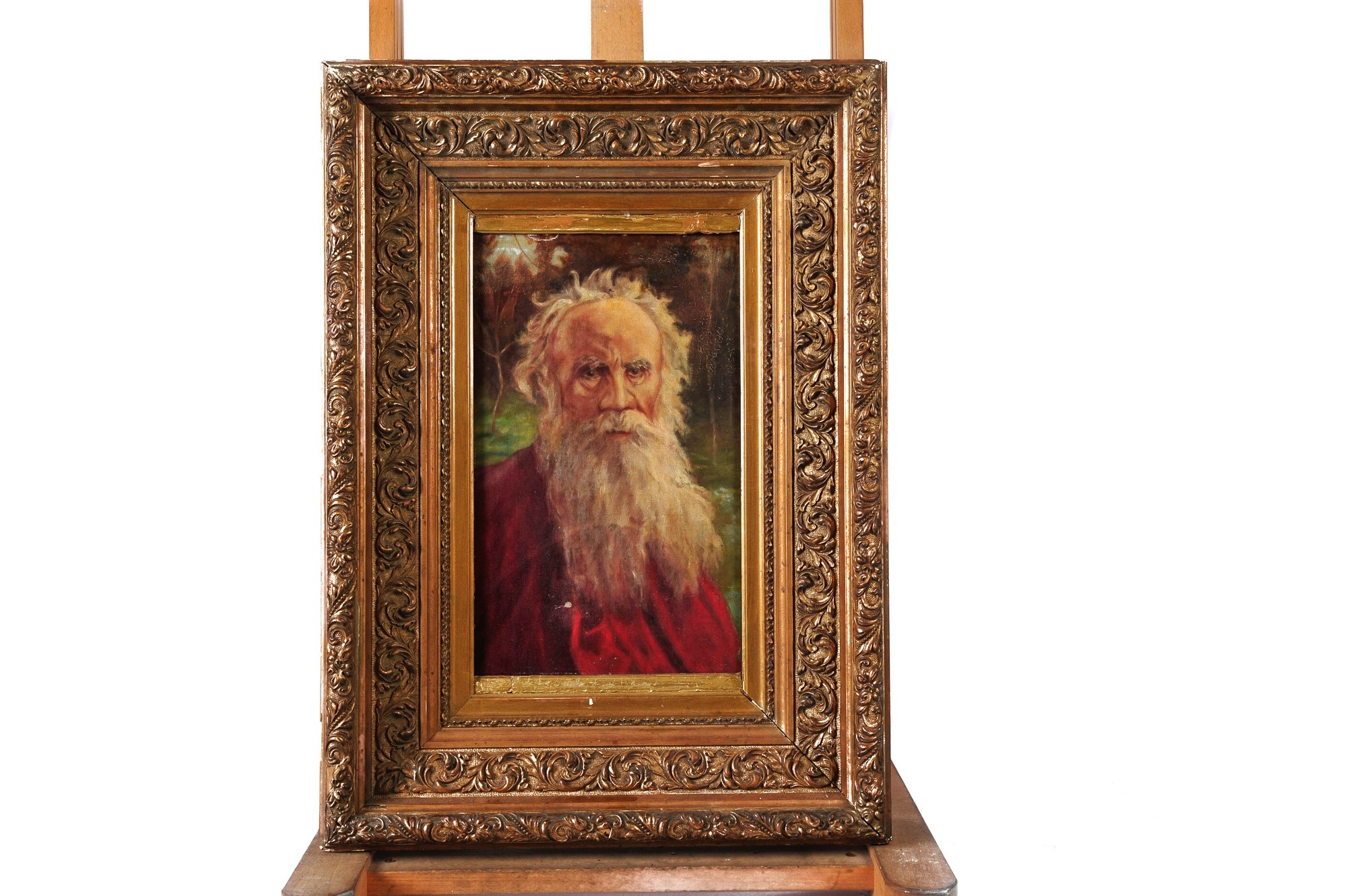 Russian School, 19th Century | Portrait of Lev Tolstoy | MutualArt