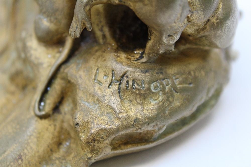 Louis Theophile Hingre | modelled with a family of mice around lily ...