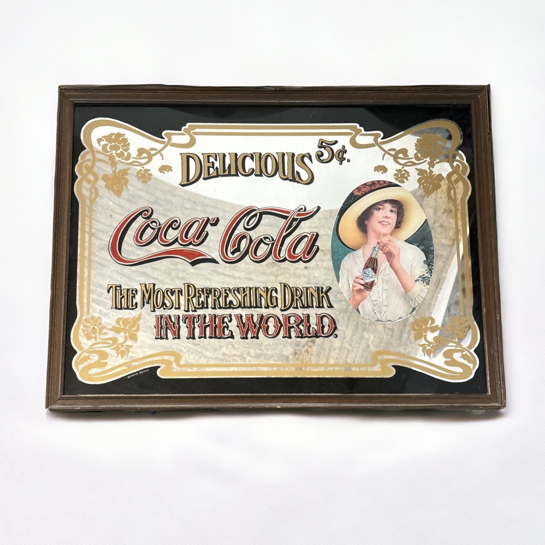 Alphonse Mucha | Coca cola - pubblicità su specchio, seconda metà del ...