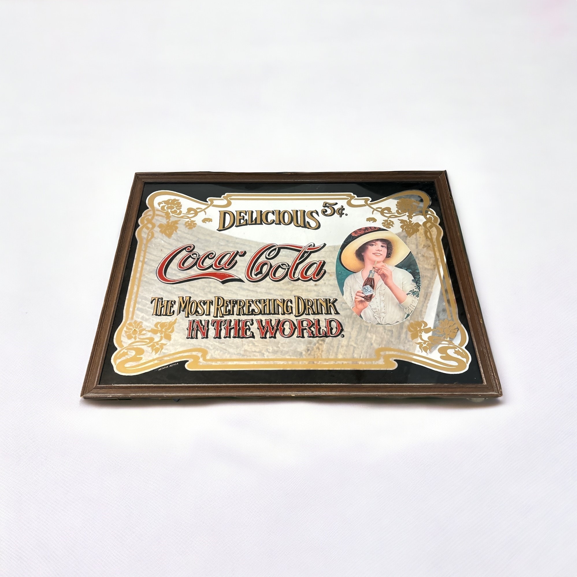 Alphonse Mucha | Coca cola - pubblicità su specchio, seconda metà del ...