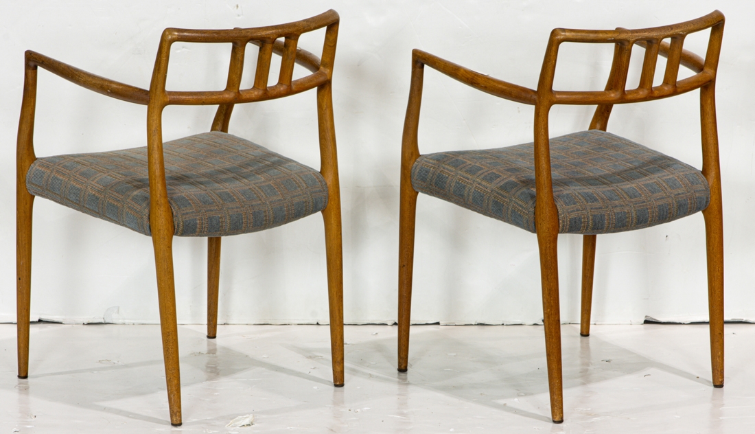 Niels Otto Møller | Niels Otto Moller, (Denmark, 1920 – 1981), pair of ...