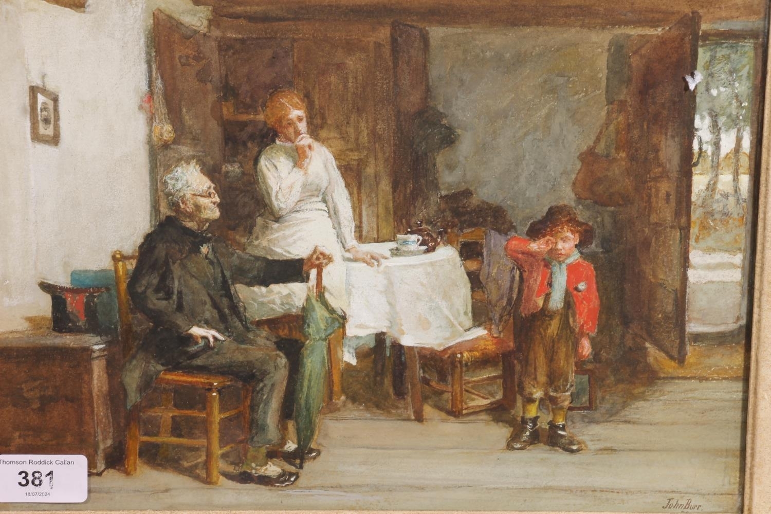 John Burr | The Schoolmasters Visit | MutualArt