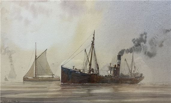 David C. Bell | Grimsby Trawler - Deveron (98) | MutualArt