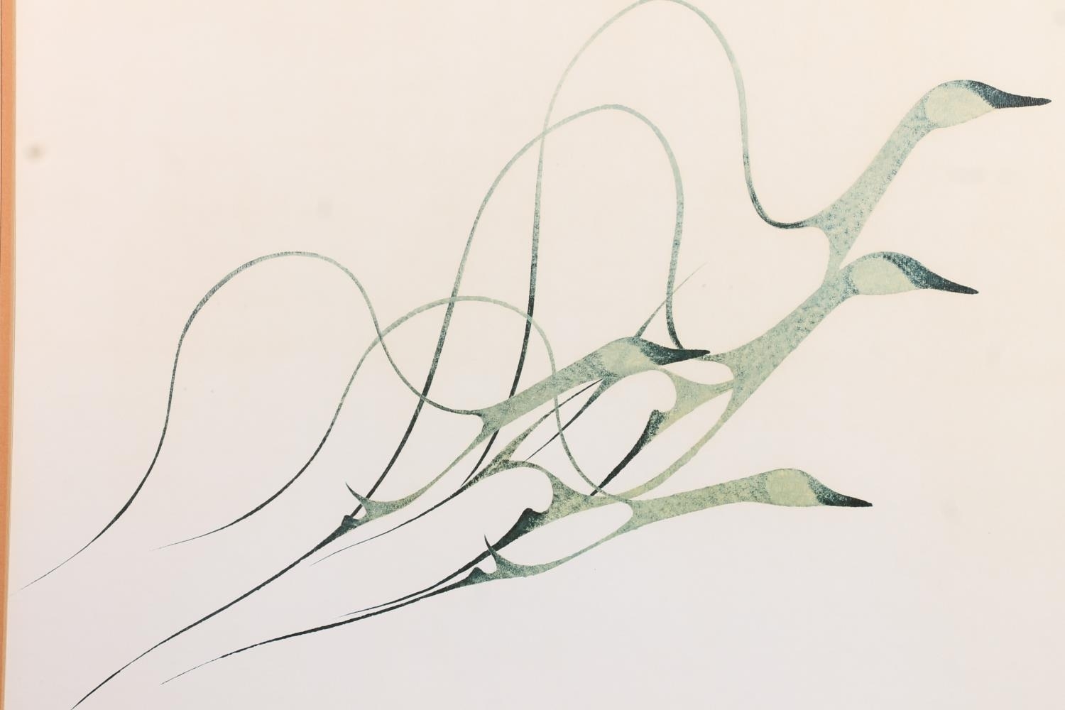 Benjamin Chee Chee | Two Birds Taking Off (1974) | MutualArt