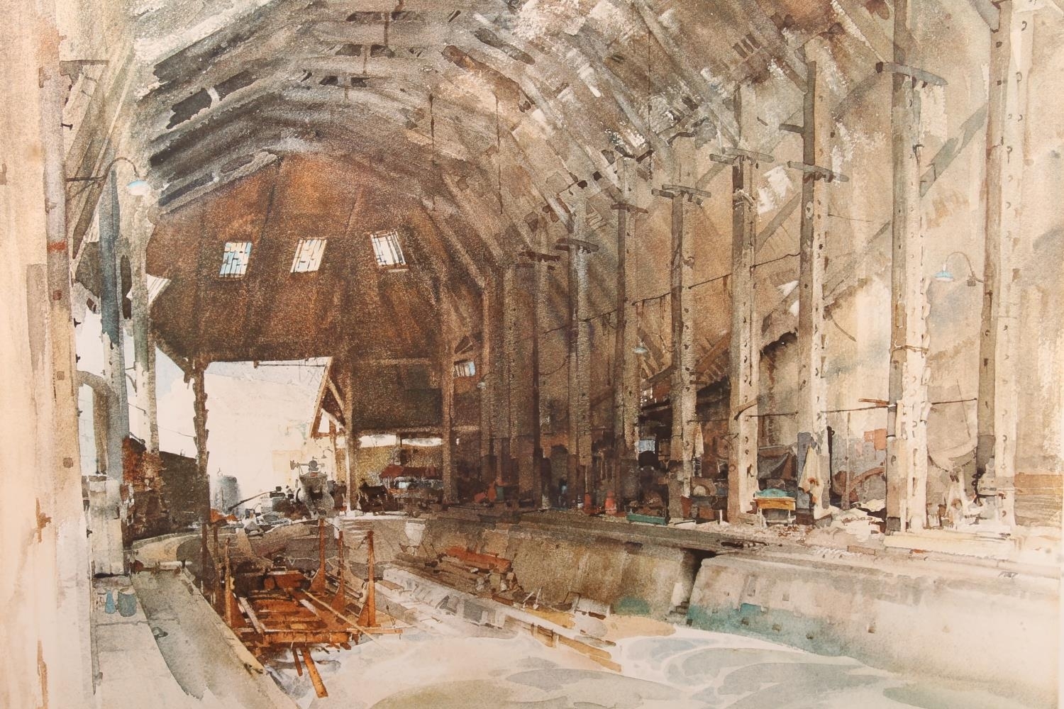 William Russell Flint | Devonport Dockyard | MutualArt