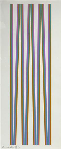 Bridget Riley | Shadow Rhythm (1989) | MutualArt