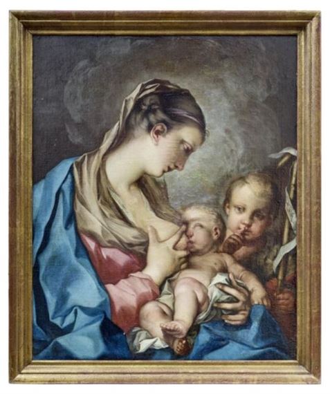 Ignazio Stern | Stern, Ignaz (Stella) - Werkstatt: Madonna mit Kind und dem Johannesknaben ...