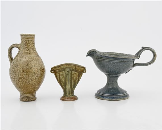 Toff Milway | three studio pottery vessels | MutualArt
