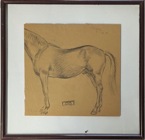 Paul Baze | Etude de cheval | MutualArt