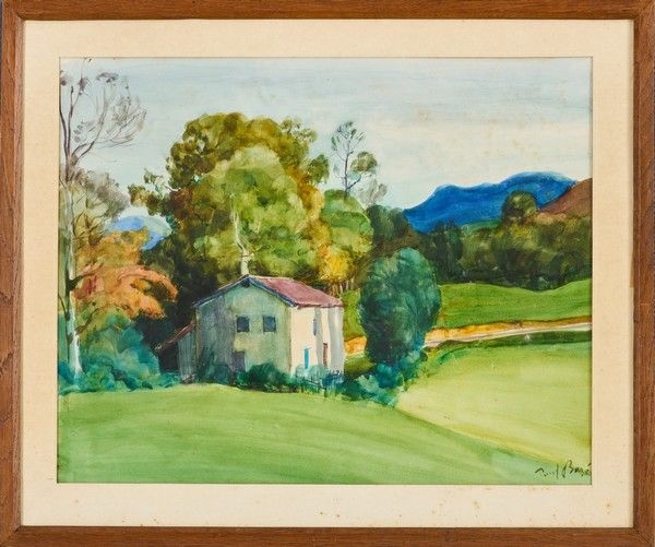 Paul Baze | Maison dans la campagne | MutualArt