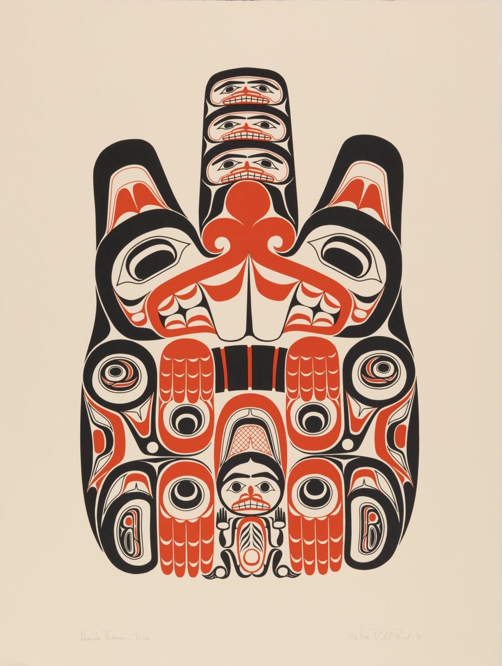 Bill Reid | Haida Art (Wolf) (1957) | MutualArt