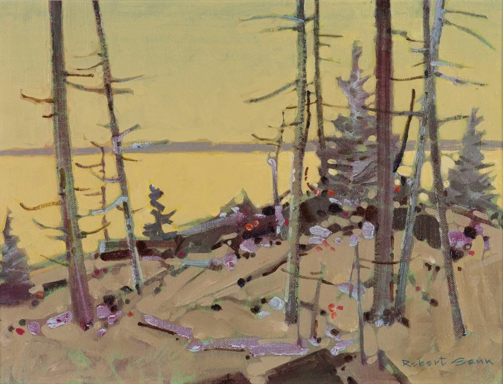 Robert Genn | Hillside and Golden Light | MutualArt
