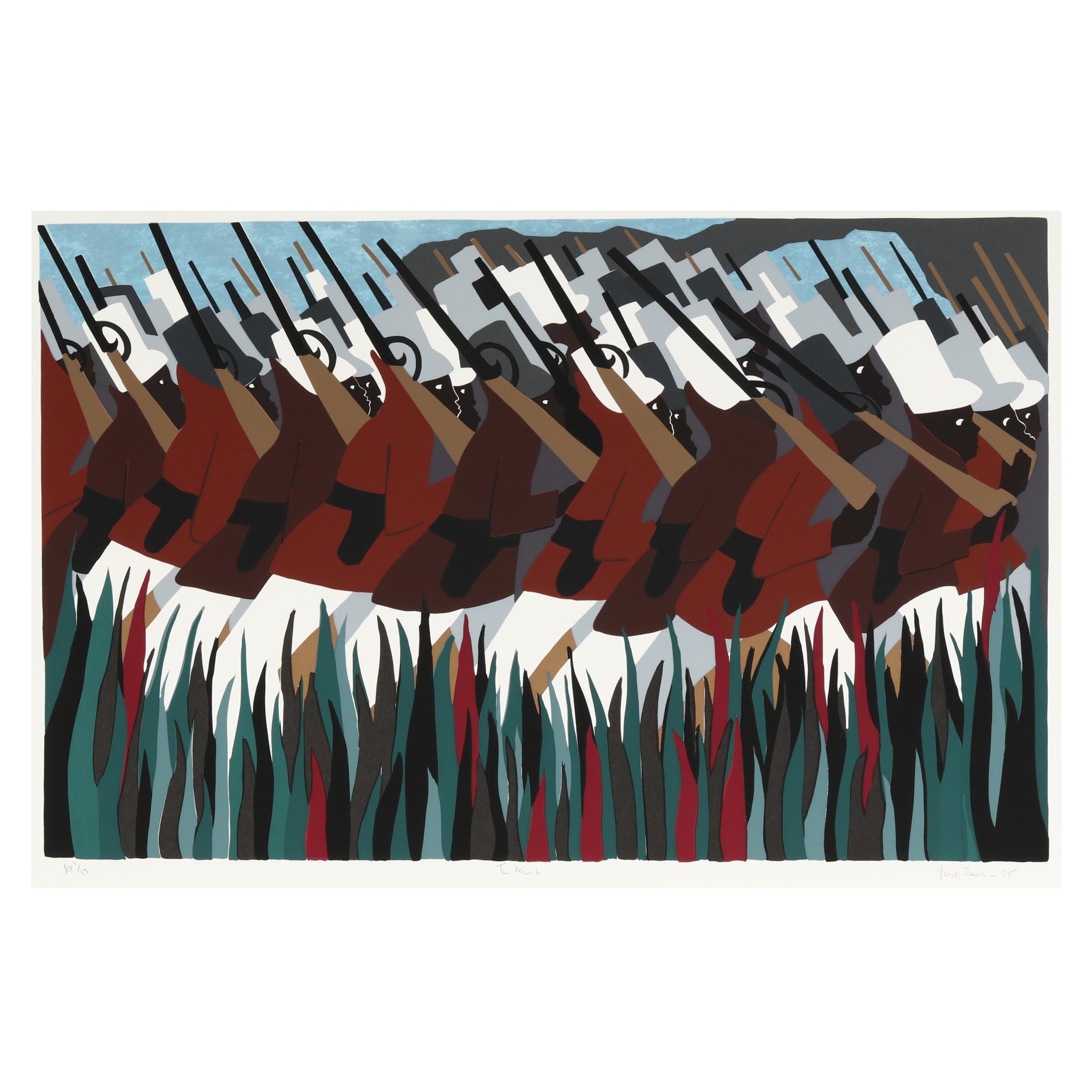 Jacob Lawrence | THE COURTYARD LIBRARY | MutualArt