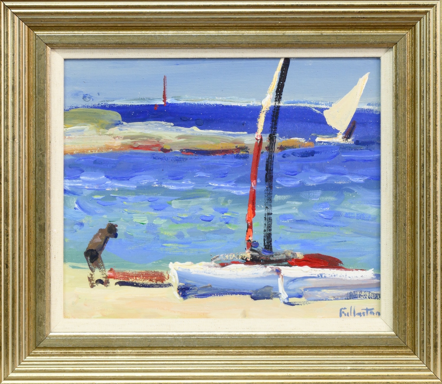 James Fullarton | BOY ON BEACH | MutualArt